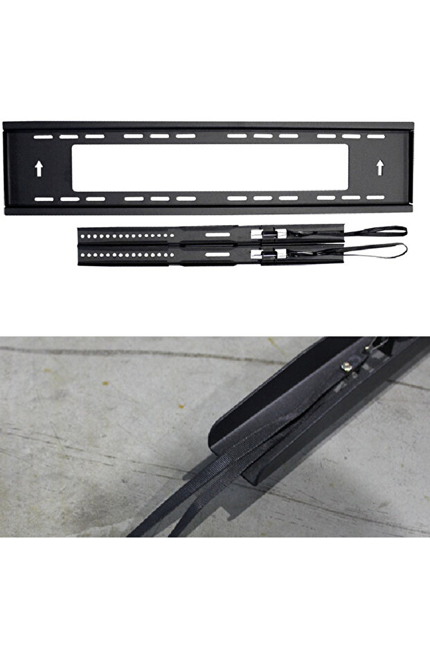 Aztech Fixed Heavy-duty TV Wall Mount Bracket for 55–120 Inch LED, LCD ...