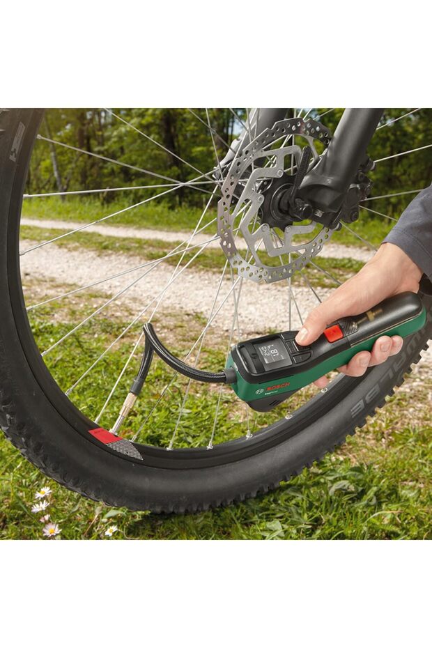 Hepta Collection Bosch Home and Garden Easypump Elektrikli Hava Pompası Mini Kompresör, 3.0 Ah ...