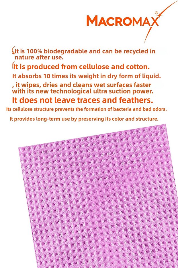 MACROMAX Ultra Sponge Cloth 3 Pack, High Performance Kitchen Cloth That ...