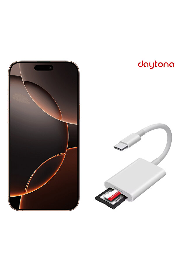 Daytona NK1023 2'si 1 Arada Type-C≥Sd Karta Otg Sd/TF Dönüştürücü Kart ...