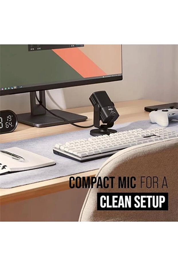 AyrStore RODE NT-USB MINI, Sökülebilir manyetik ayaklı, Dahili Pop ...