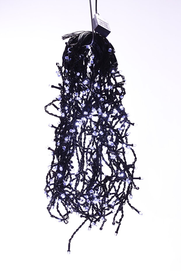 SDX Market Instalație de Crăciun cu perdea cu franjuri, 4m x 0,7 m, 120 ...