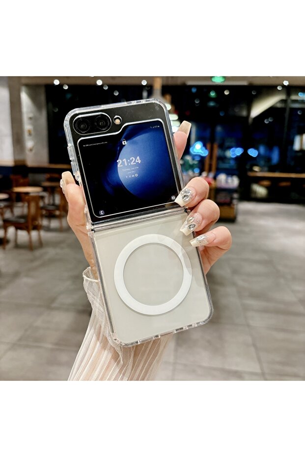 Choice Z Flip 6 Clean Magsafe Wireless Charging Phone Case For Z Flip 7 ...