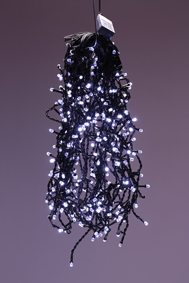 SDX Market Instalație de Crăciun cu perdea cu franjuri, 4m x 0,7 m, 120 ...