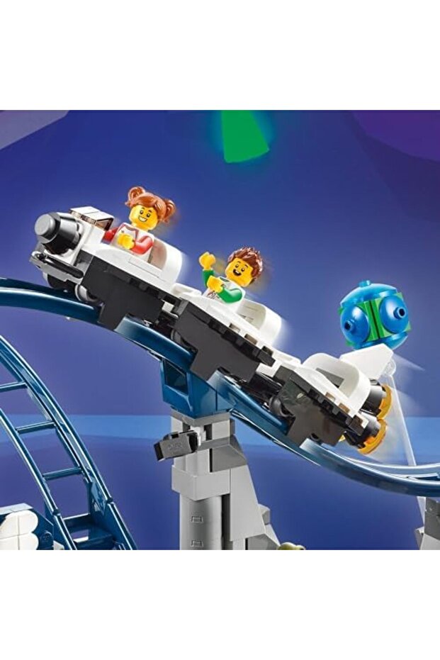 STOREMAX Jevnna Creator Space Roller Coaster, Drop Tower, and Carousel ...