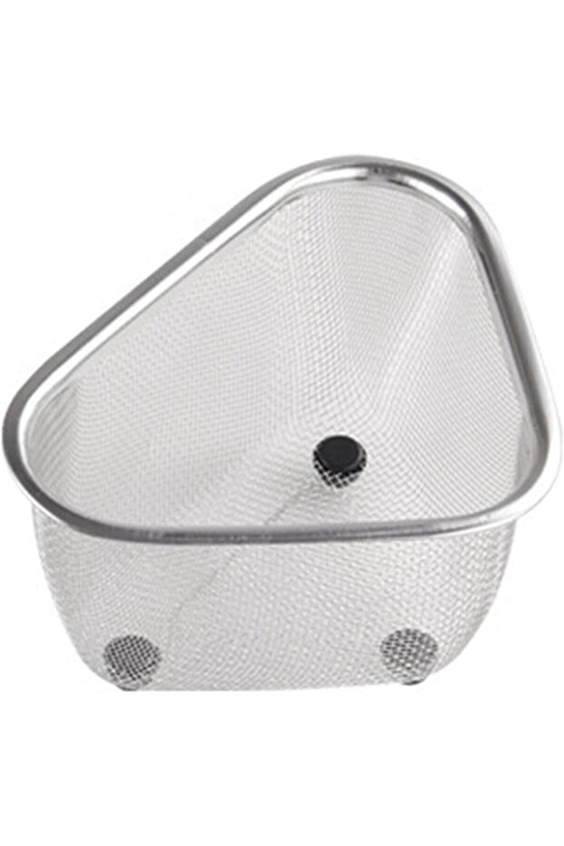 TARIK HOME 20 cm. Paslanmaz Çelik Ayaklı Lavabo Çöp Süzgeci Üçgen ...