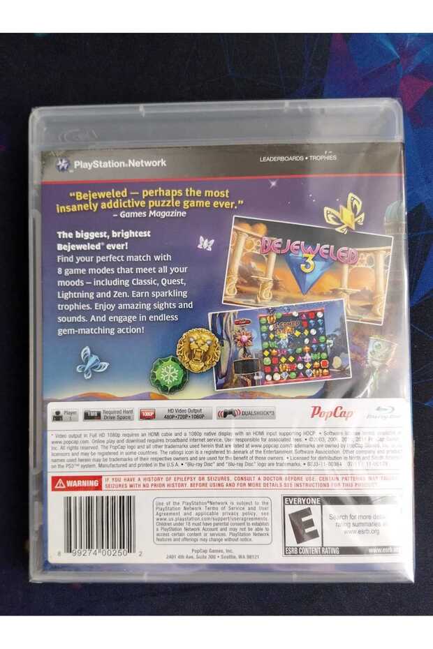PopCap Games BEJEWELED PS3 OYUNU - Fiyatı, Yorumları