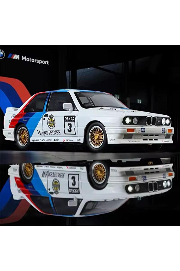 Oruç Oyuncak 1988 BMW 3 SERIES M3 White (E30) BMW M3 WARSTEINER DİECAST ...