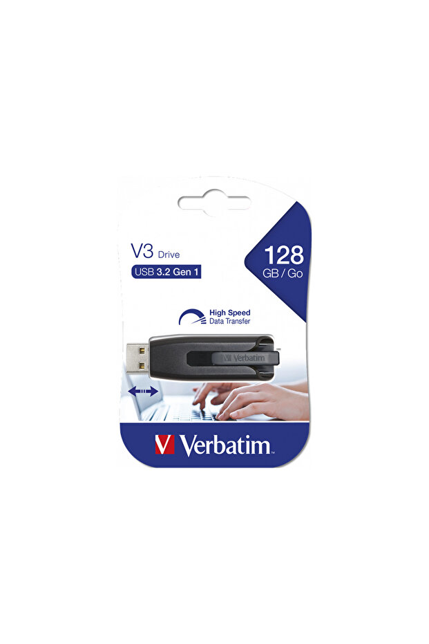 Verbatim USB Flash Drive 128GB 3.2 Gen1 FAT32- Trendyol