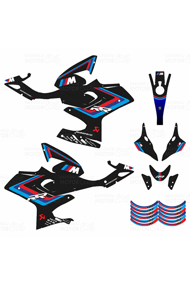 sticker RKS SRK 125 R M Power Carbon Design Sticker Set - Fiyatı, Yorumları