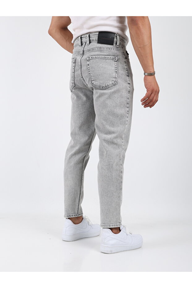 Penaltı Men's Boyfriend Washable Jeans Gray Pants- Trendyol