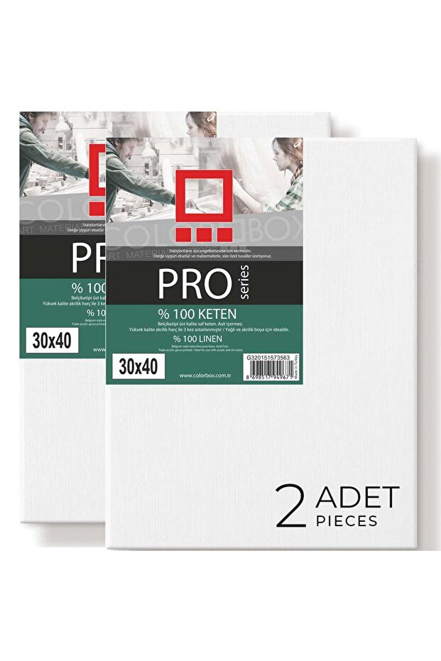 Colorbox Pro Series Keten 450gr Tuval (30x40cm) - Fiyatı, Yorumları