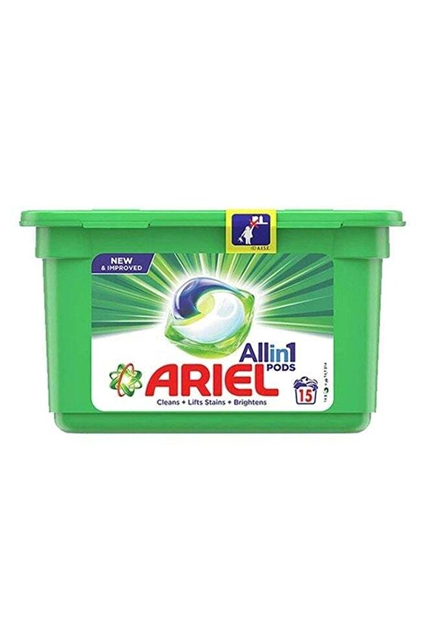 Generic Ariel All In 1 Pods Washing Liquid Capsules, 15 Pcs, 307.5g ...