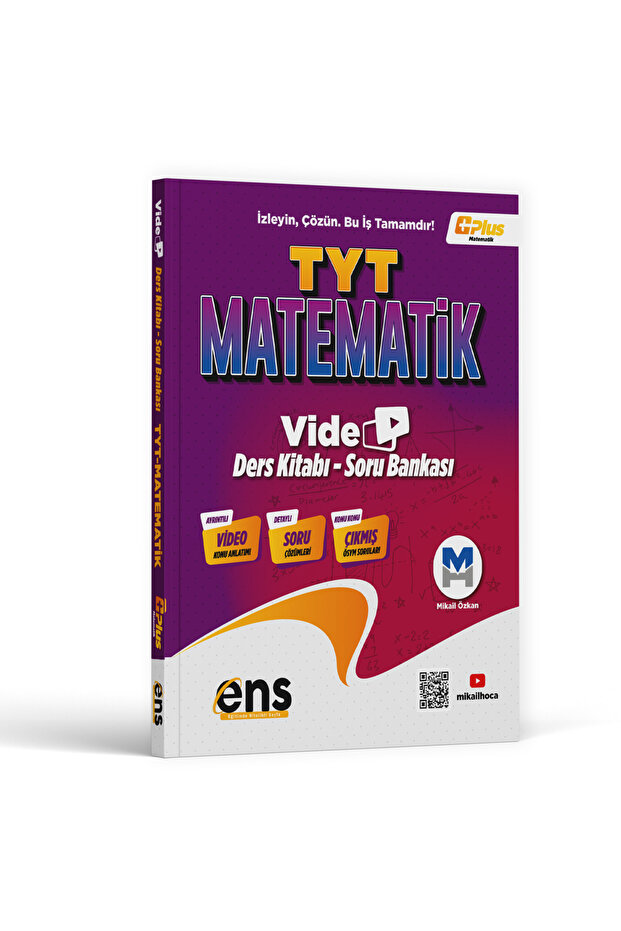 Ens Yayıncılık ENS Plus Mikail Özkan ile TYT Matematik Video Ders Kitabı Soru Bankası - Fiyatı ...