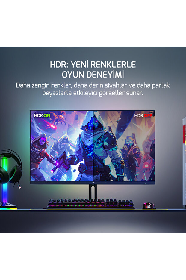 Gamepower Bull T20 27" Flat Fast IPS 180Hz 0.5ms FHD Gaming Monitör ...