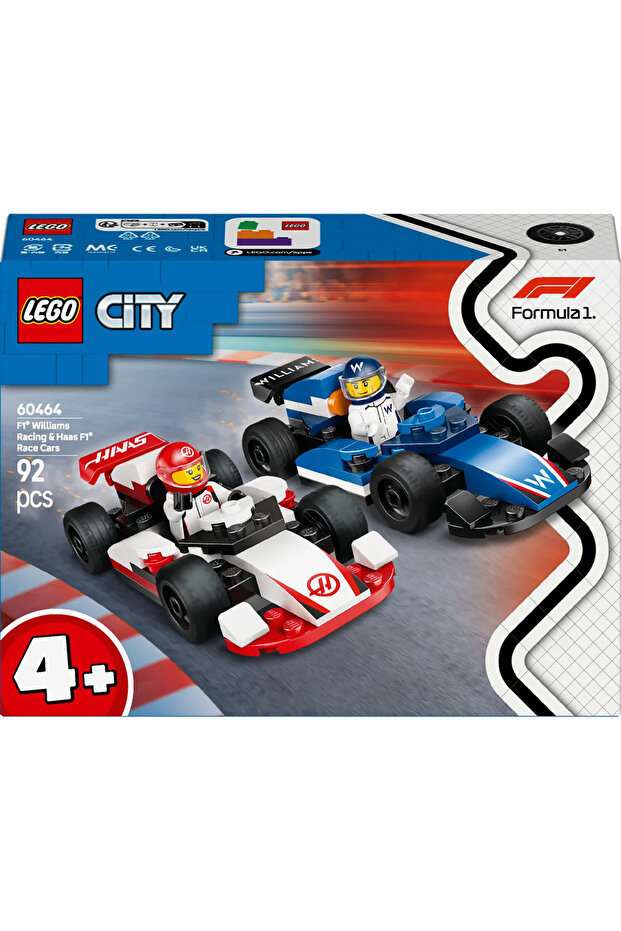 LEGO ® City F1® Williams Racing ve Haas F1® Yarış Arabaları 60464 - 4 ...