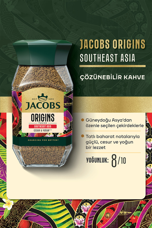 Jacobs Origins Brazil & Southeast Asia Çözüneblir Kahve 2 X 95g ...