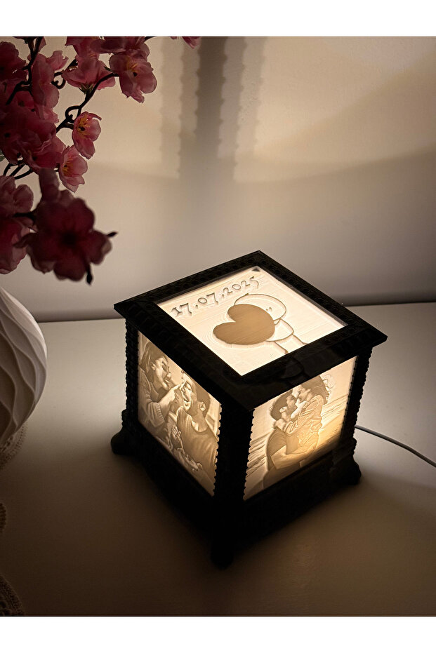 shop Lithophane, 3D Resimli lamba, Abajur, Dekoratif Hediye, Fotoğraflı ...