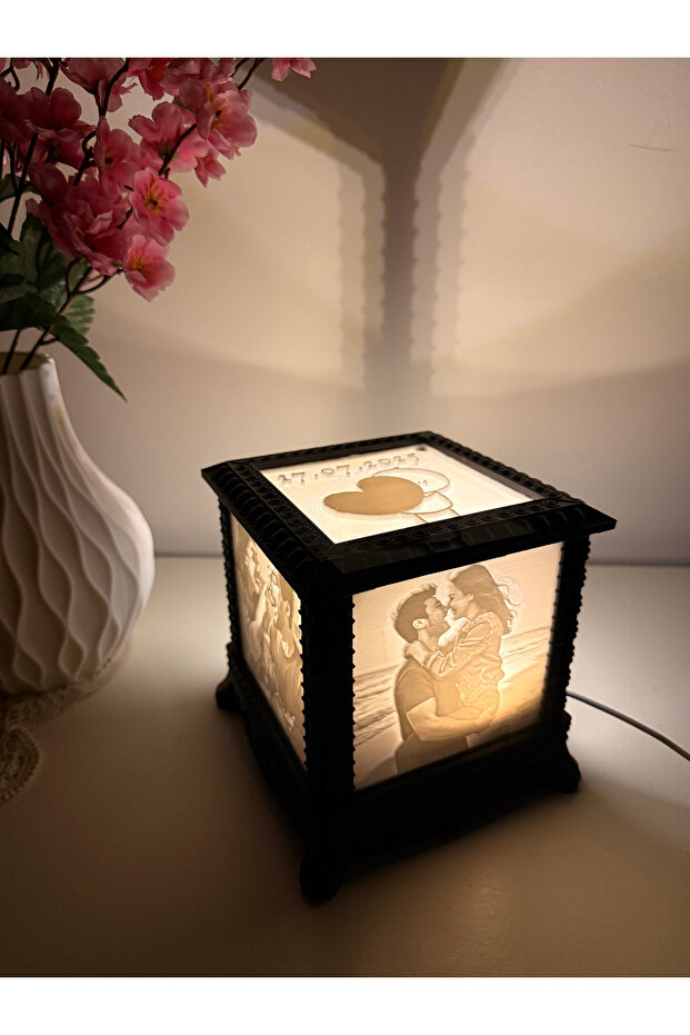shop Lithophane, 3D Resimli lamba, Abajur, Dekoratif Hediye, Fotoğraflı ...