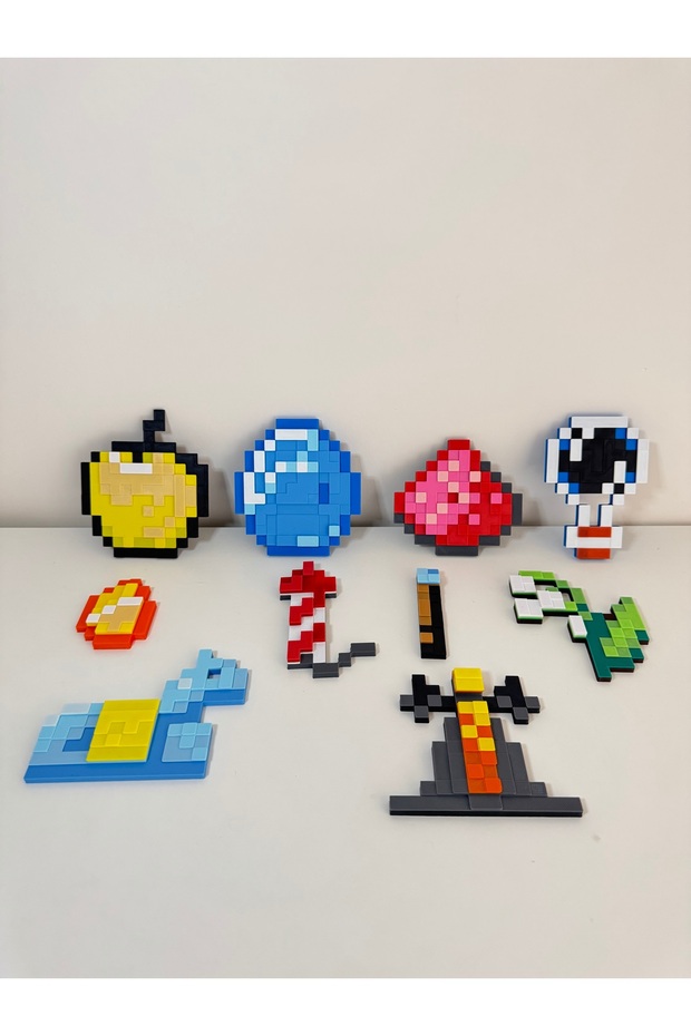 You Toys Minecraft Kılıç Ek İtem Seti 10Lu Paket (Redstone-Torch-Gold ...