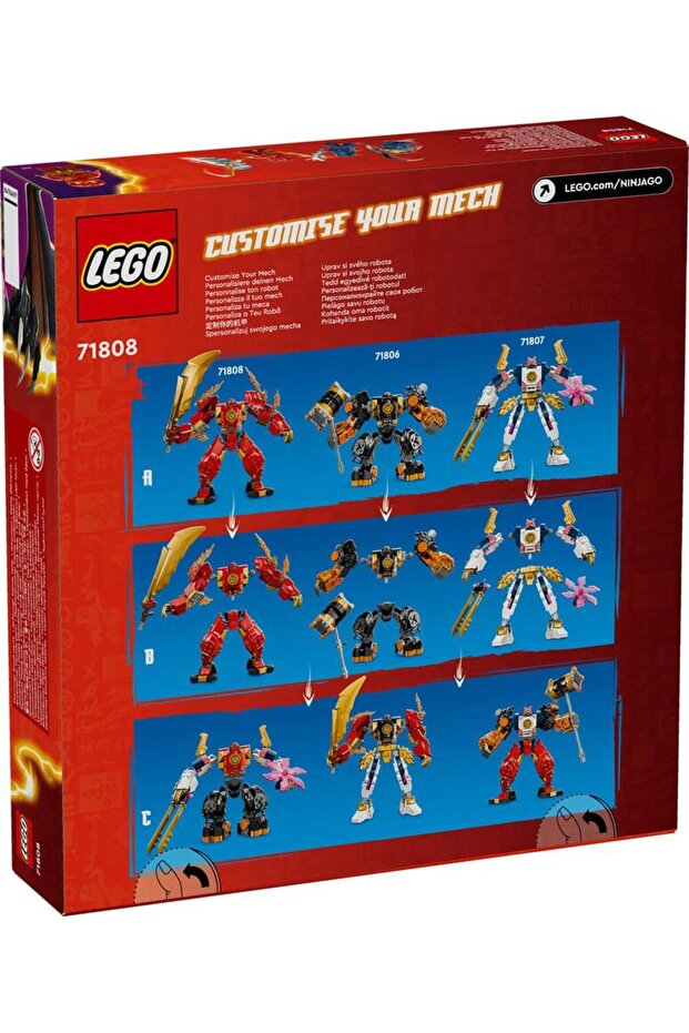 LEGO ® NINJAGO ® Kai Fire Element Robot 71808 – Kreatív játéképítő ...