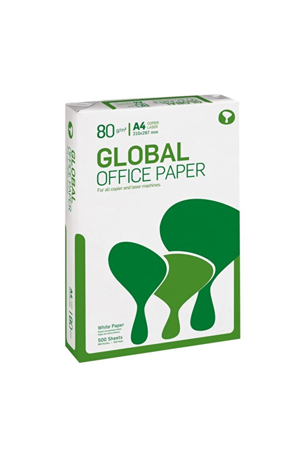 Global Paper A4 Fotokopi Kağıdı 80gr 1 Paket ( 500 Sayfa) - Fiyatı ...