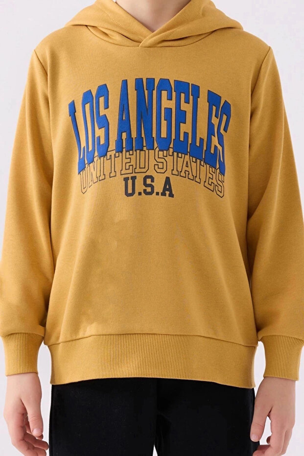 Rolypoly Boy's tracksuit - mustard- Trendyol