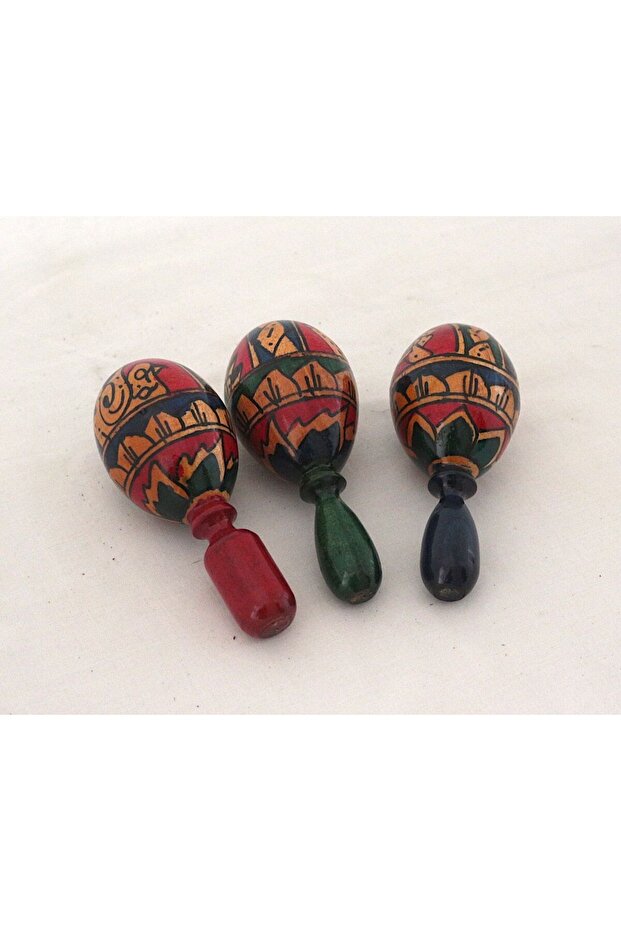 BARC Ahşap Maracas 12 Cm Uzak Doğu-Latin Müzik Aleti Marakas Enstrüman ...