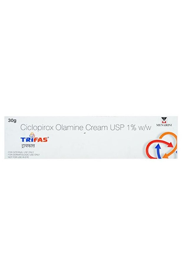 Menarini Trifas 1% Cream, Menarini, Antifungal for Skin Infections, 30g ...