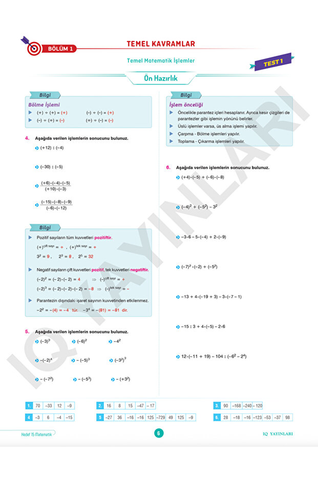 Paraf Yayınları TYT Hedef 15 Net Matematik Soru Bankası - Fiyatı, Yorumları