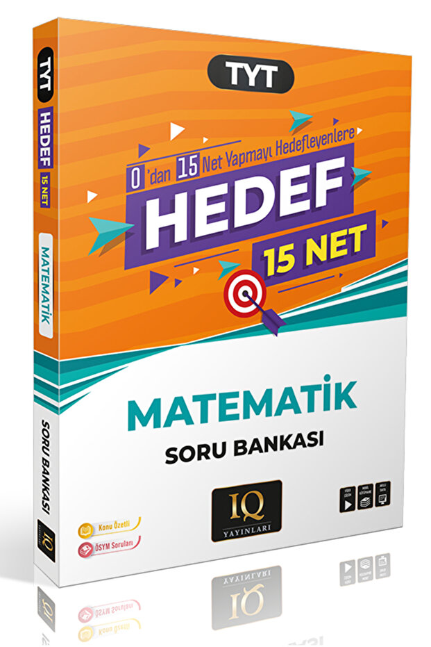 Paraf Yayınları TYT Hedef 15 Net Matematik Soru Bankası - Fiyatı, Yorumları