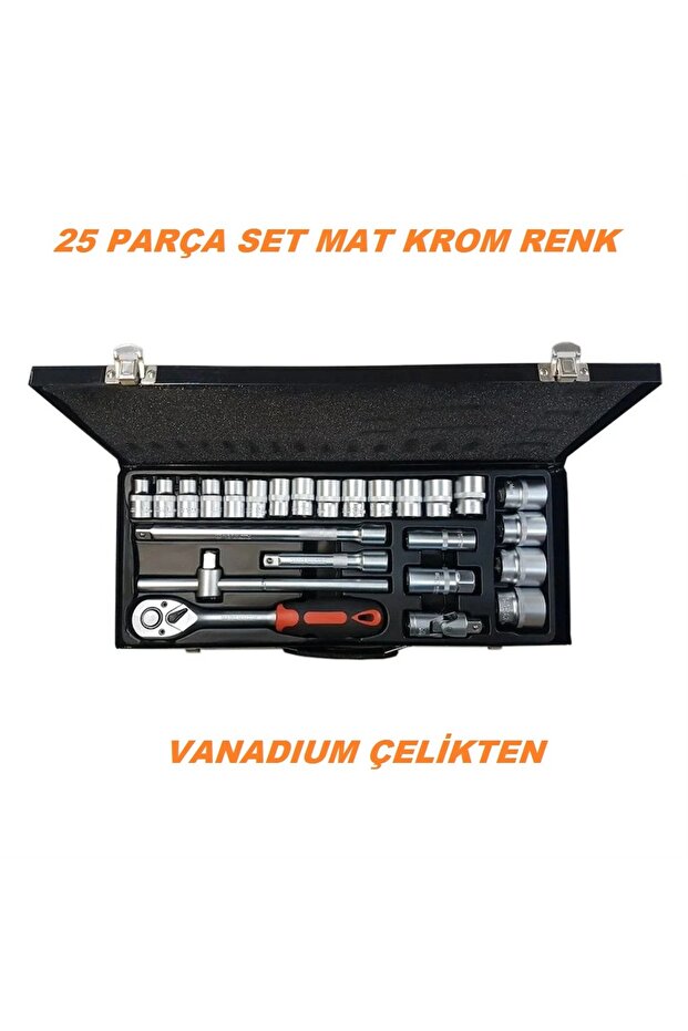 Nt Tools Ncset12 1/2'' 25 Parça Altı Köşe Lokma Takımı (Metal Çanta ...