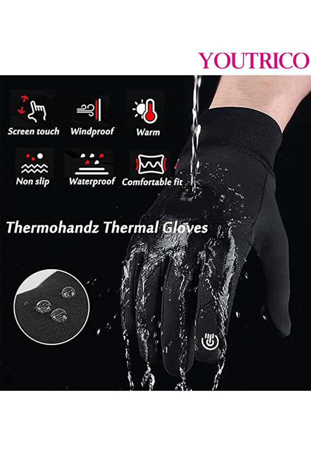 Youtrico All-Weather Winter Gloves-Touchscreen-Friendly,Warm for ...