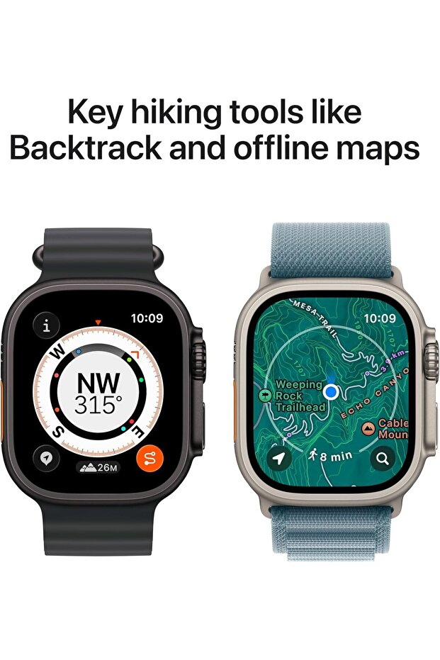 Apple Watch Ultra 3 GPS + Cellular 49mm Black Titanium Case with Black ...