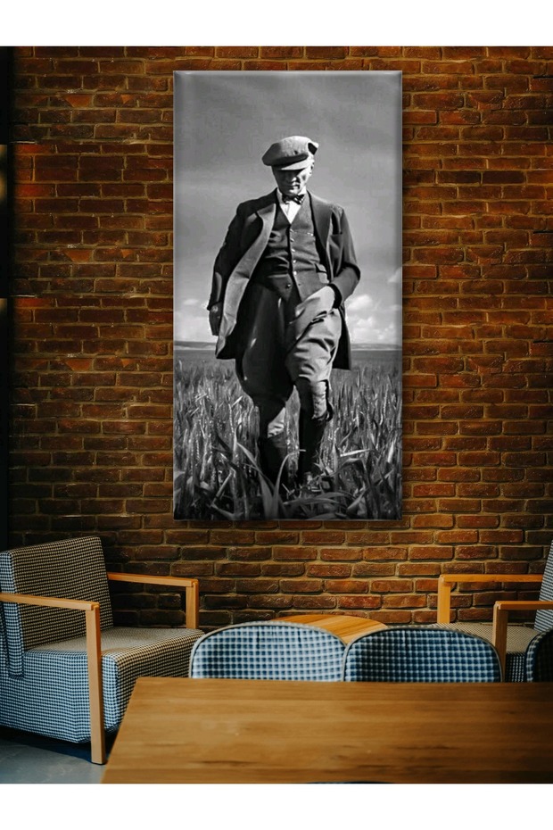 ESLEM ATATÜRK BASKI KANVAS TABLO - Fiyatı, Yorumları