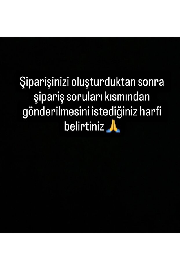 bies butik Alya Harf Kolye (A-B-C-D-E-F-G-H-K-M-N-R-S-Ş-T-Y-Z ...