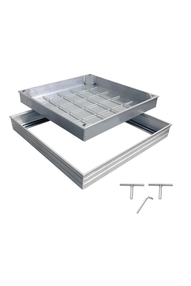 EMC (50X50) Recessed Aluminium Manhole Cover for Tiles – Heavy Duty ...