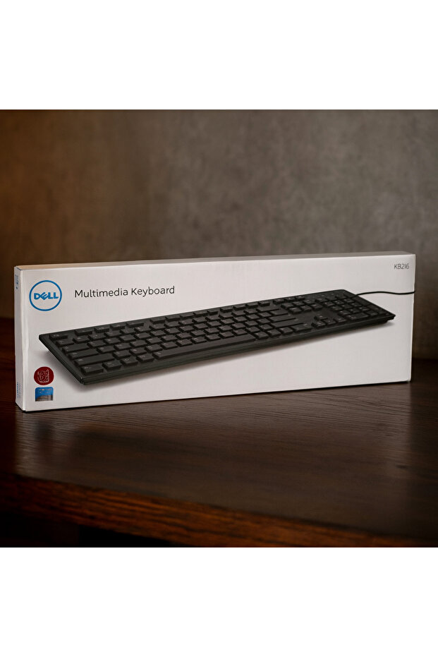 Dell Full-size wired keyboard – comfortable keyboard with multimedia ...