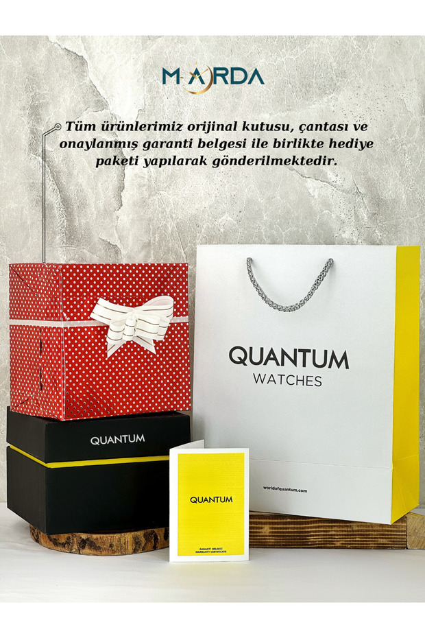 Quantum Fonksiyonlu 10 ATM Su Geçirmez 24 Ay Garantili Füme Renk Erkek ...