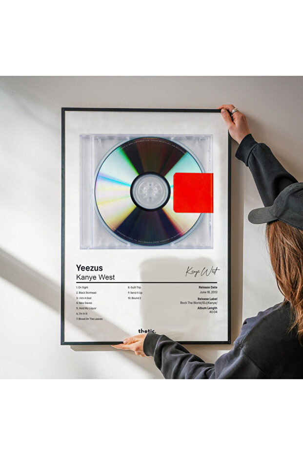 Thetic Kanye West - Yeezus Albüm Koleksiyonu PREMIUM Spotify Poster! - Fiyatı, Yorumları