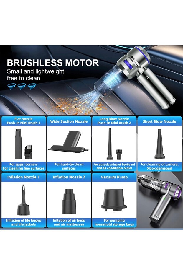 CASTU CS59 Plus Max 17000 Pa 100 Watt Şarjlı Süpürge - Fiyatı, Yorumları