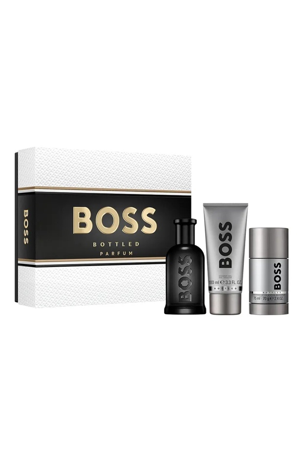 Hugo Boss Boss Bottled Perfume 100 ml + DST 75 ml + SG 100 ml (man ...
