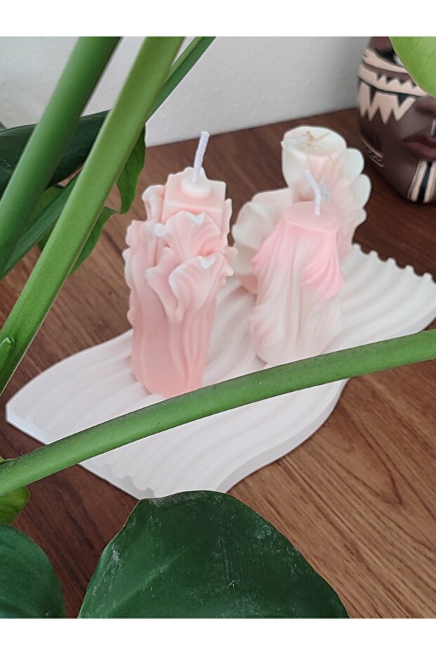 guya ceramics “GUYA Aura 3’lü Mum Seti – Sandal Kokulu” - Fiyatı, Yorumları