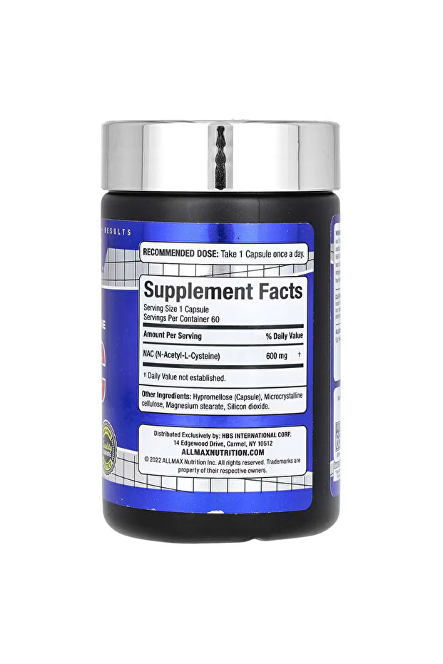 ALLMAX NA.C - 60 Veggie Capsules - Immune Support & Free Radical ...