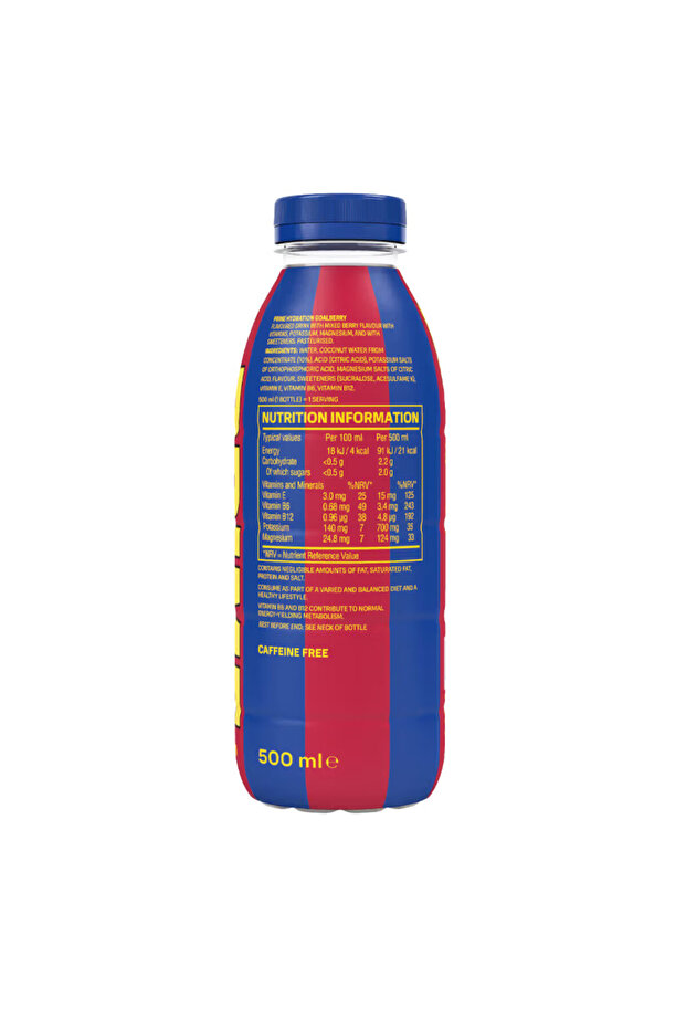 Prime FC Barcelona football club Hydration Drink 500ml - Fiyatı, Yorumları