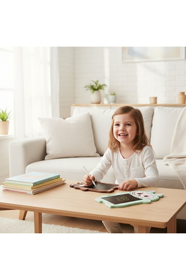 VANCKEY Labubu Çocuk Dijital Kalemli Çizim Yazı Tahtası Lcd Not Defteri ...