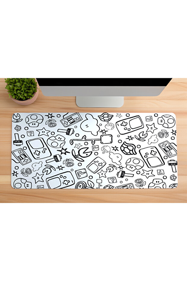 urzuva Retro Quest 70X30 3MM Kalınlık Premium Gaming oyuncu mousepad ...