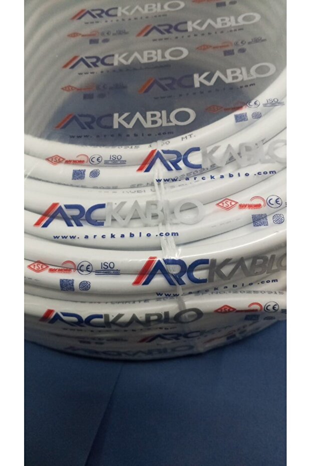 Arc 100 Metre 3X2.5 mm % 100 Bakır TTR Kablo Beyaz %100 Tam Kesit TSE - CE - Fiyatı, Yorumları
