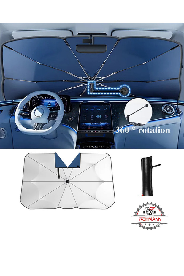 REIHMANN Cupra Tavascan 2023-2024-2025 Car Sun Visor Umbrella Bendable ...