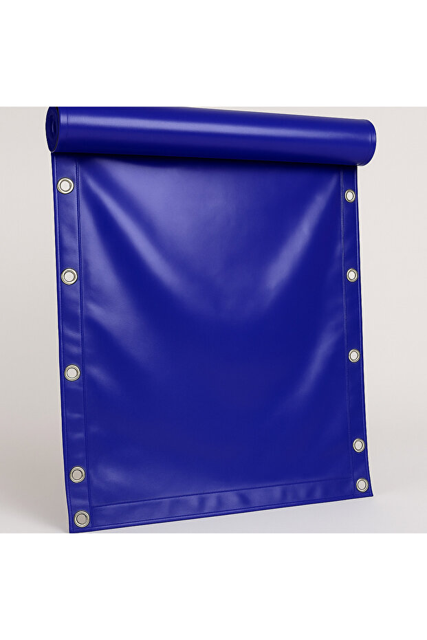 içel çadır Ölçülerle Mavi Renkli PVC Kalın Polyester Branda Su Geçirmez ...